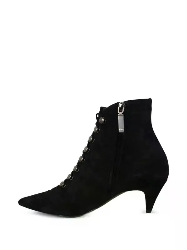 Saint Laurent Mid Heel Pointed Toe Boots