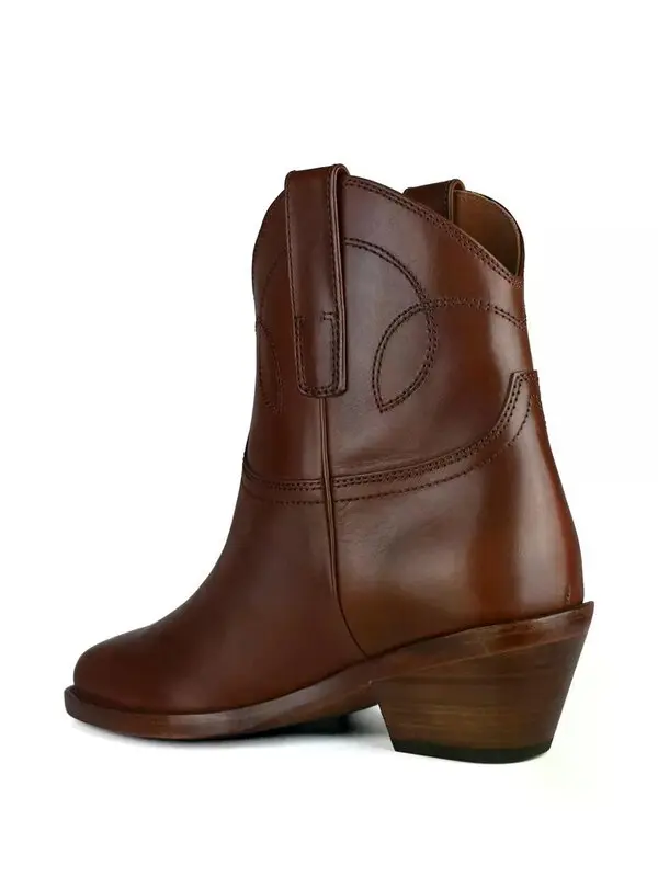 Ralph Lauren Jayme Decorative-stitch Cowboy Boots