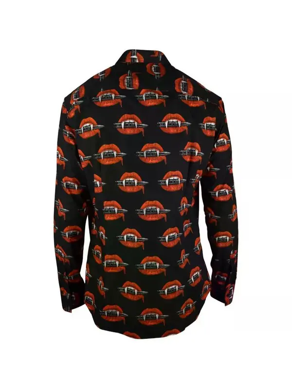 Philipp Plein Toothy Print Patch Shirt