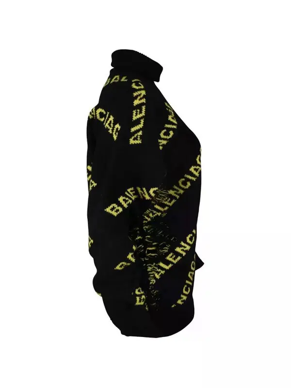 Balenciaga Logo Turtleneck Sweater