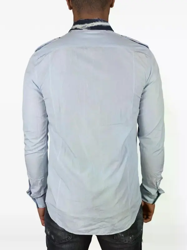 Balmain Denim Collar Shirt
