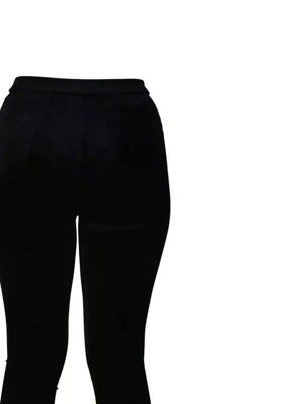 Saint Laurent Velvet-effect Skinny Trousers