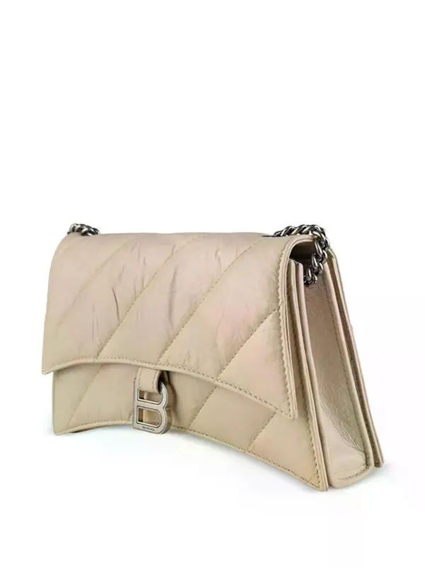 Balenciaga Xs Crush Crossbody Bag - Neutrals
