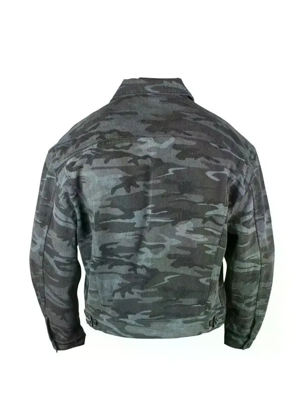 Balenciaga Camouflage Denim Jacket