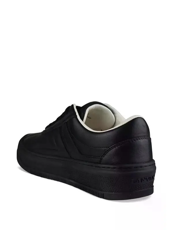 LANVIN Logo Leather Sneakers