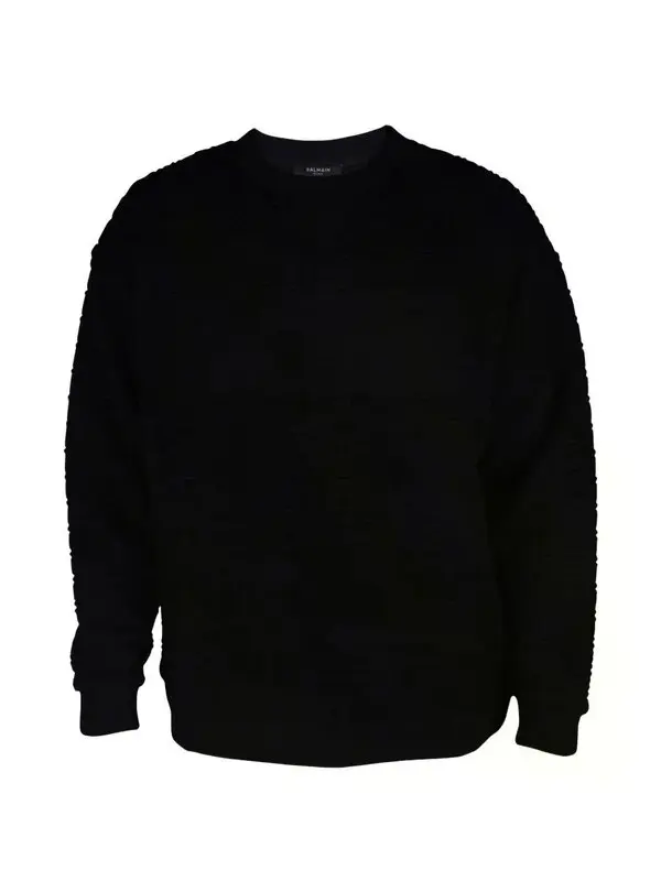 Balmain Crew Neck Long Sleeve Sweater
