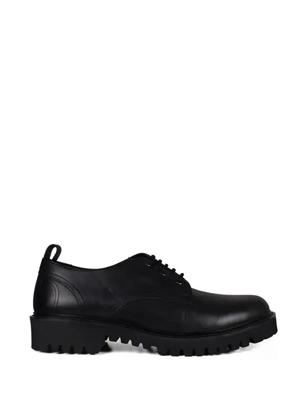 Valentino Garavani Stitching Leather Loafers