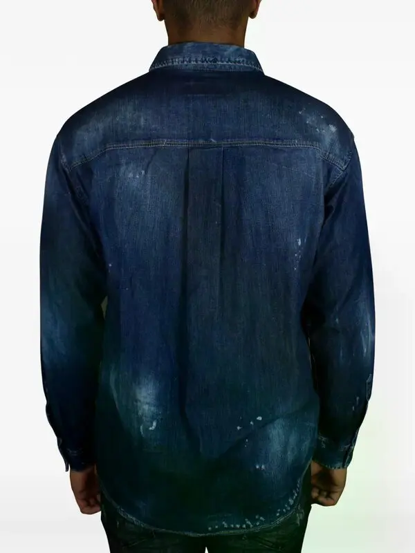 Dsquared2 Icon-print Denim Shirt