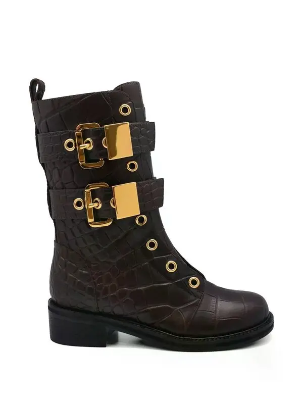 GIUSEPPE ZANOTTI Buckled Embellishment Boots