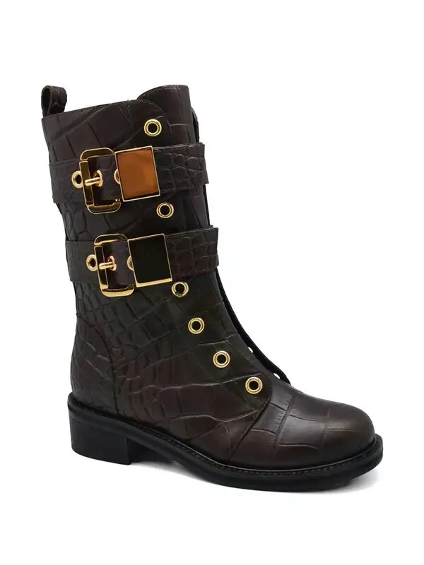 GIUSEPPE ZANOTTI Buckled Embellishment Boots