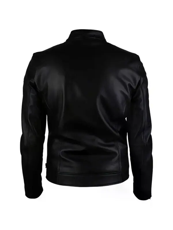 Philipp Plein Hexagonal Logo Biker Jacket