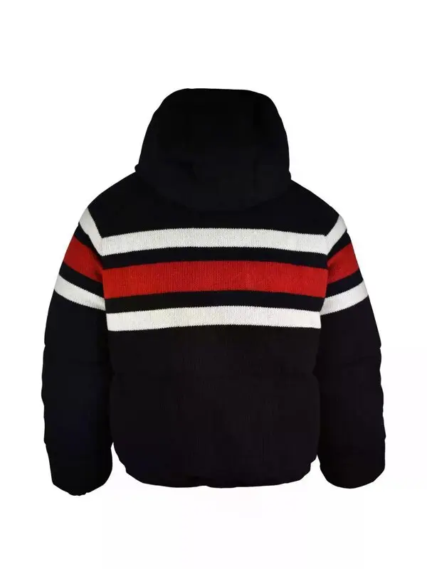 Prada Padded Logo Embellishment Jacket