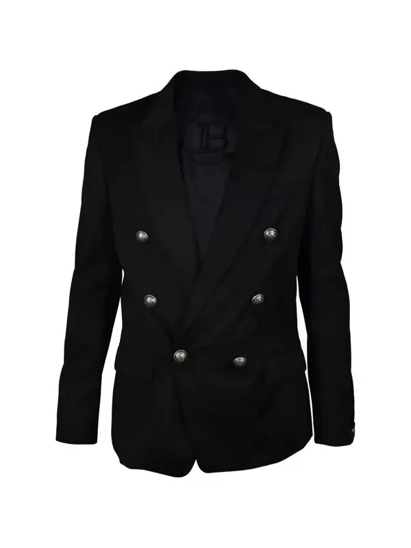Balmain Double-breasted Blazer - Black