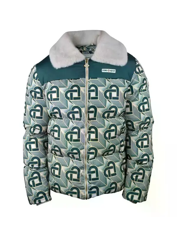 Casablanca Heart Monogram Collar Jacket