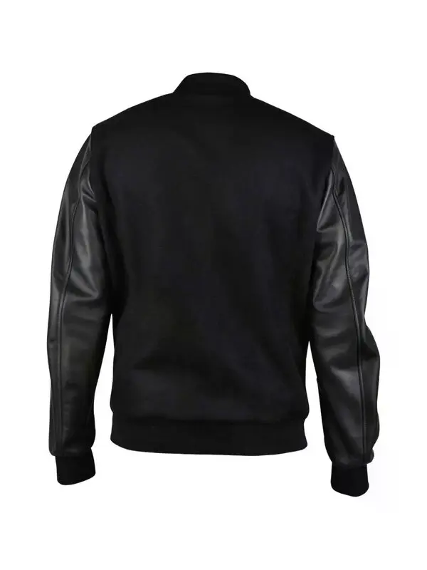 BILLIONAIRE Logo Embroidered Bomber Jacket