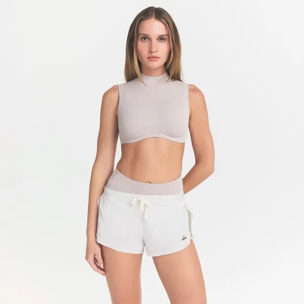 SKIMS Mock Neck Bra Top - Linen