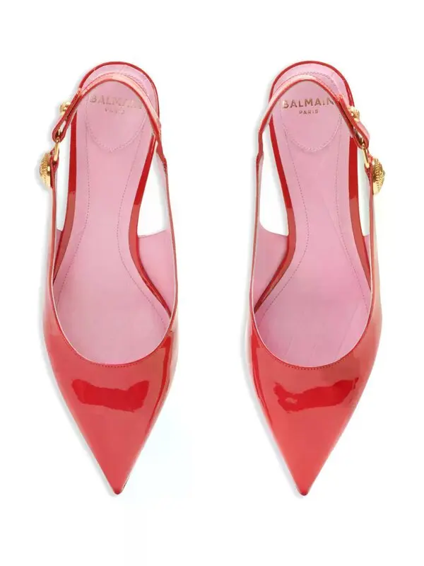 Balmain Eva Patent Leather Slingback Pumps