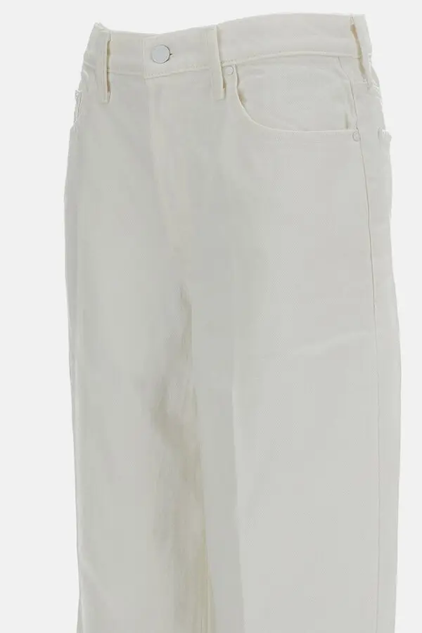 MOTHER The Rabbit Hole Ankle Jeans - Bianco