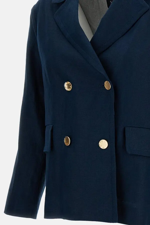 Max Mara Avenue Double-breasted Jacket - Blue