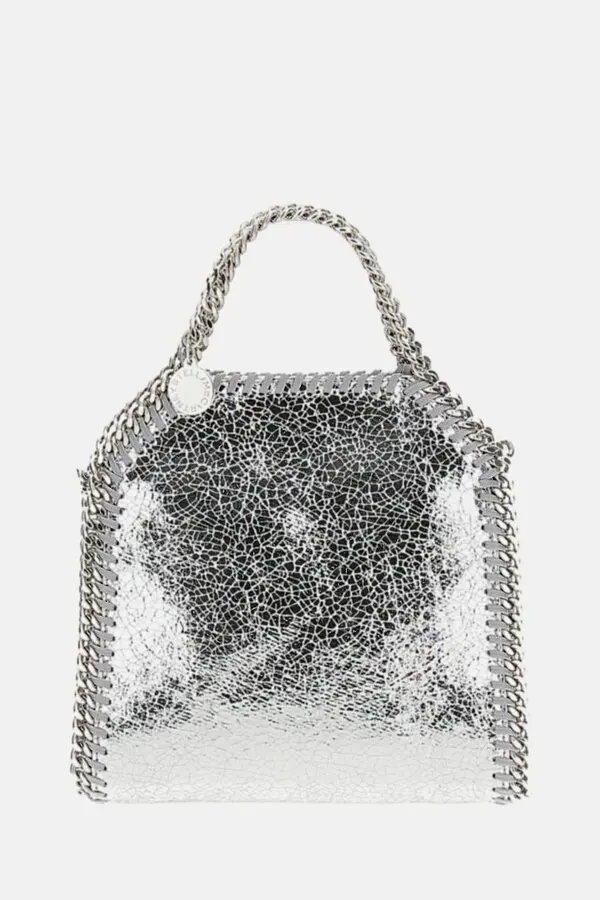 Stella McCartney Falabella Tiny Tote Bag - Argento