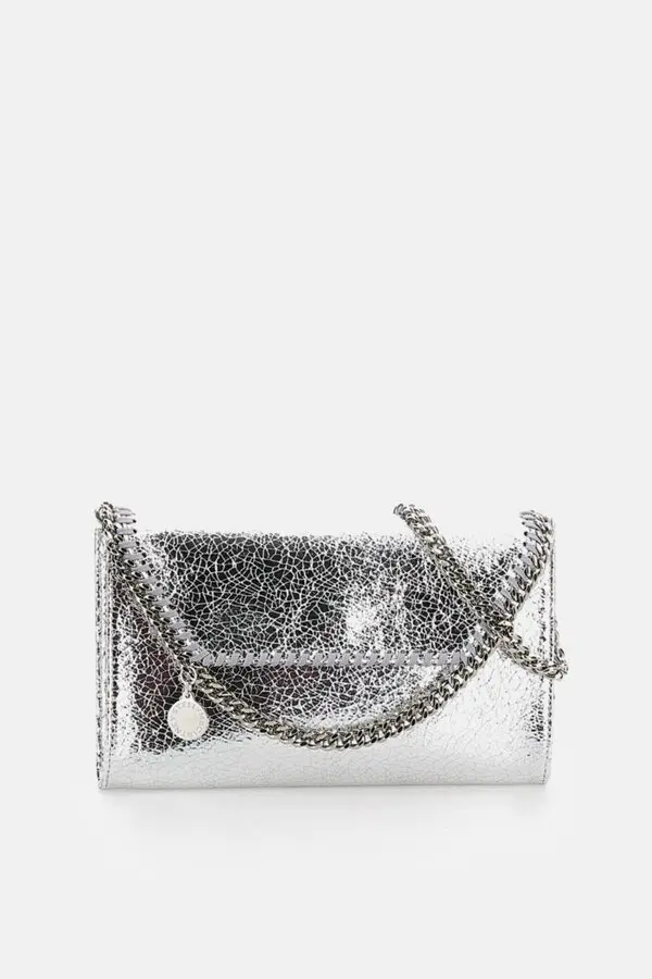 Stella McCartney Falabella Wallet Crossbody Bag - Argento