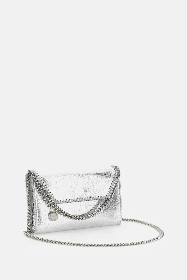 Stella McCartney Falabella Wallet Crossbody Bag - Argento