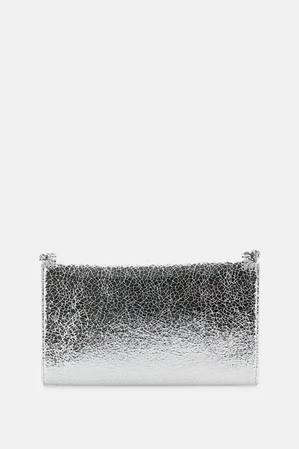 Stella McCartney Falabella Wallet Crossbody Bag - Argento