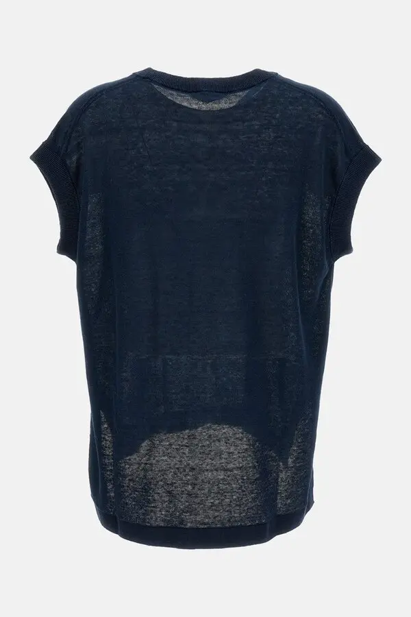 Max Mara Acorn Gilet - Blue