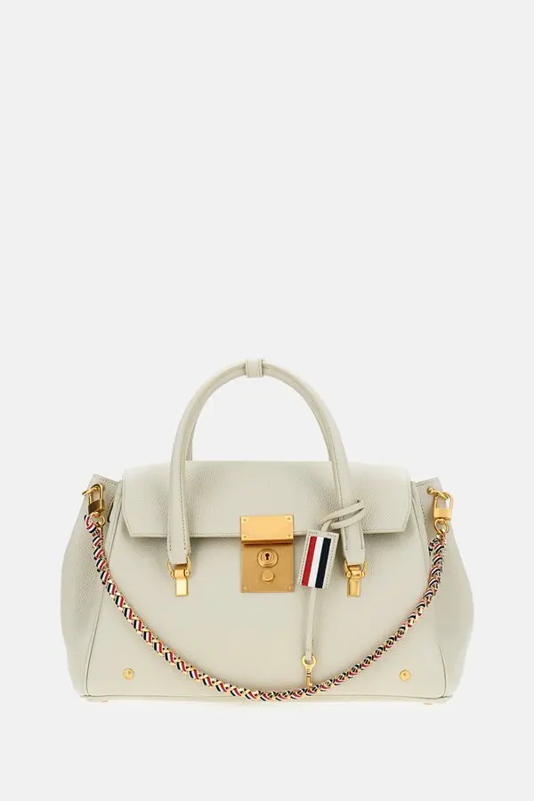 Thom Browne Bolton Large Bag - Beige