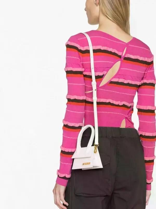 Jacquemus Le Chiquito Crocodile-embossed Mini Bag