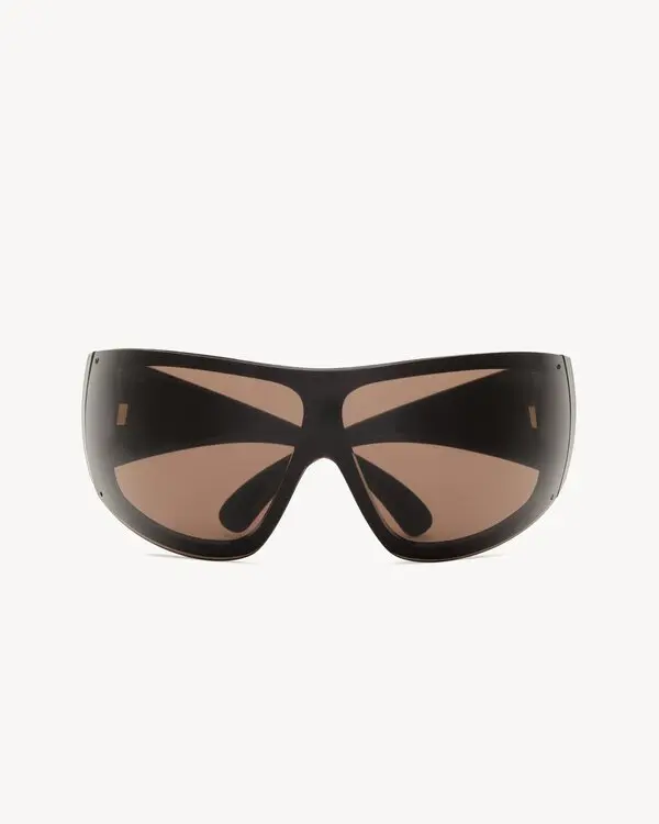 Saint Laurent Sl 914 Oversized Aviator Sunglasses - Brown