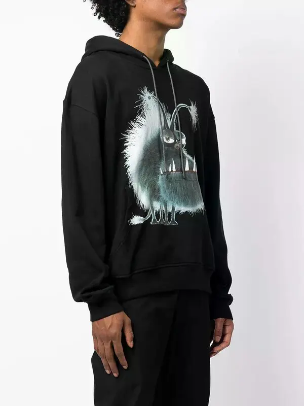 MOSTLY HEARD RARELY SEEN Graphic Print Cotton Hoodie