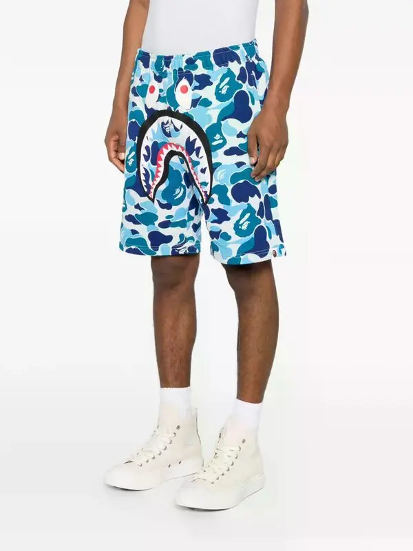 A BATHING APE Shark Abc Camo Shorts