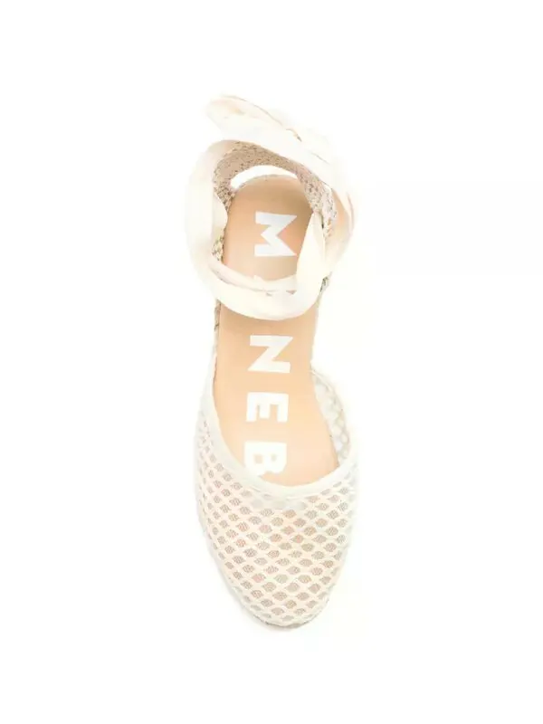Manebí Crochet-knit Wedge Espadrilles