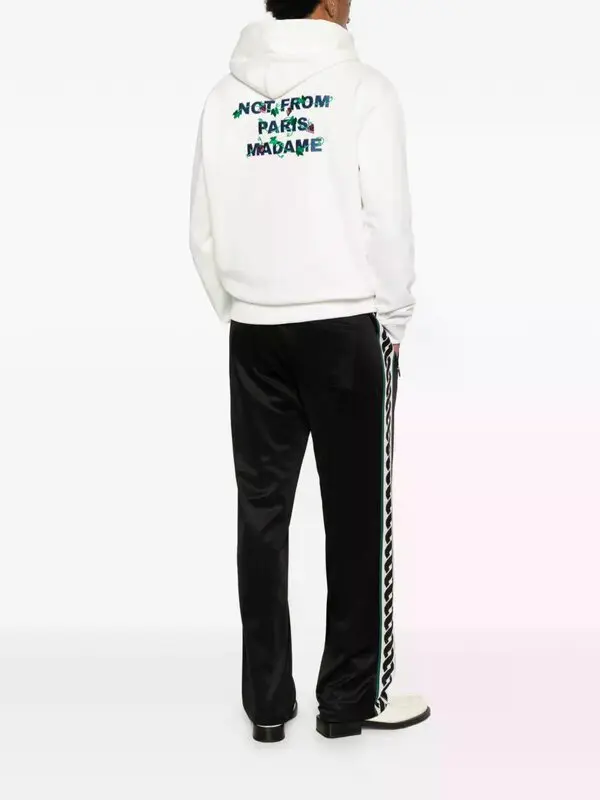 Drole De Monsieur Embroidered Hoodie