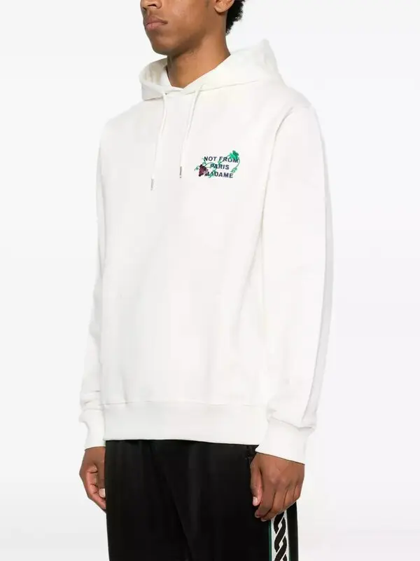 Drole De Monsieur Embroidered Hoodie