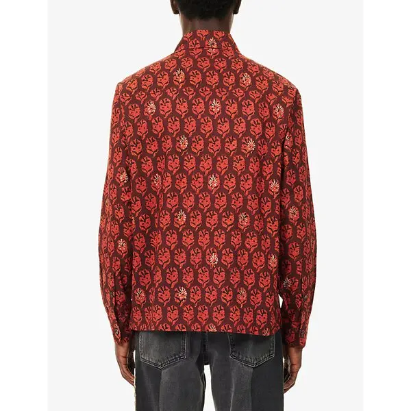 KARTIK RESEARCH Patterned Box Cotton Shirt