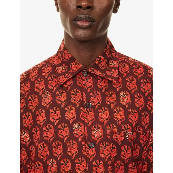 KARTIK RESEARCH Patterned Box Cotton Shirt