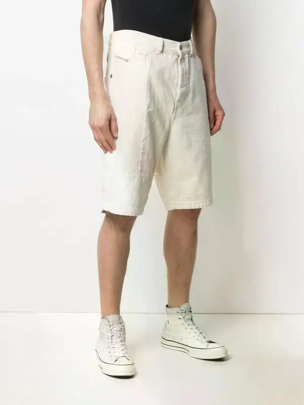 DIESEL® Panelled Denim Shorts