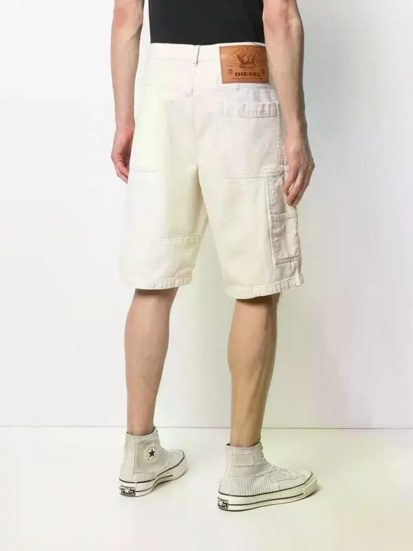 DIESEL® Panelled Denim Shorts