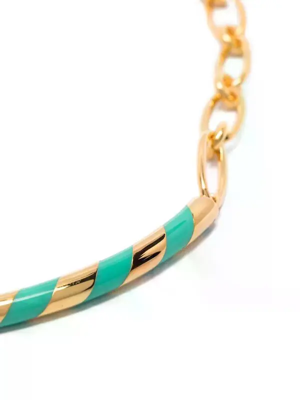 AURÉLIE BIDERMANN Enamel Detail Necklace