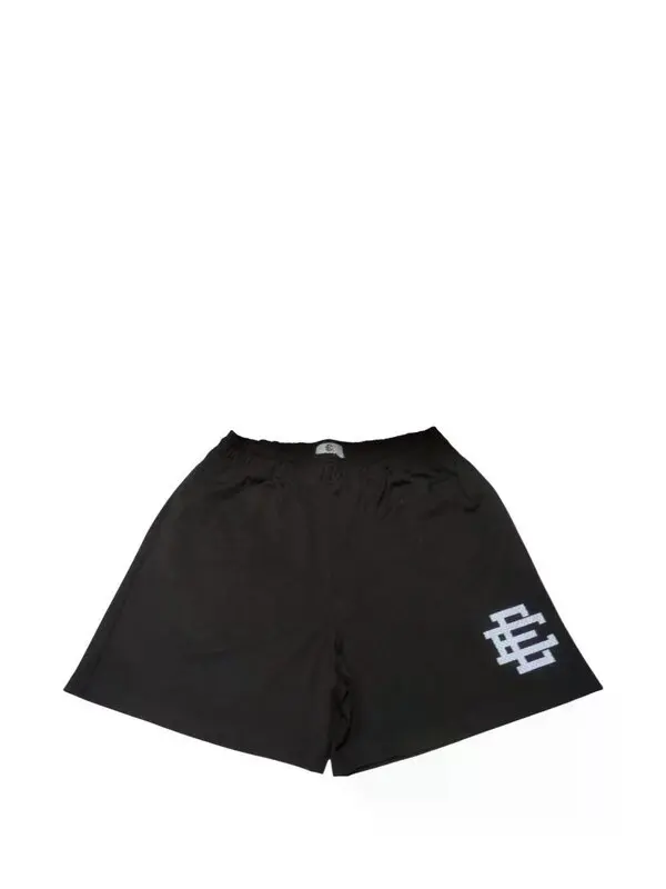 ERIC EMANUEL Ee Basic Logo-print Shorts - Brown