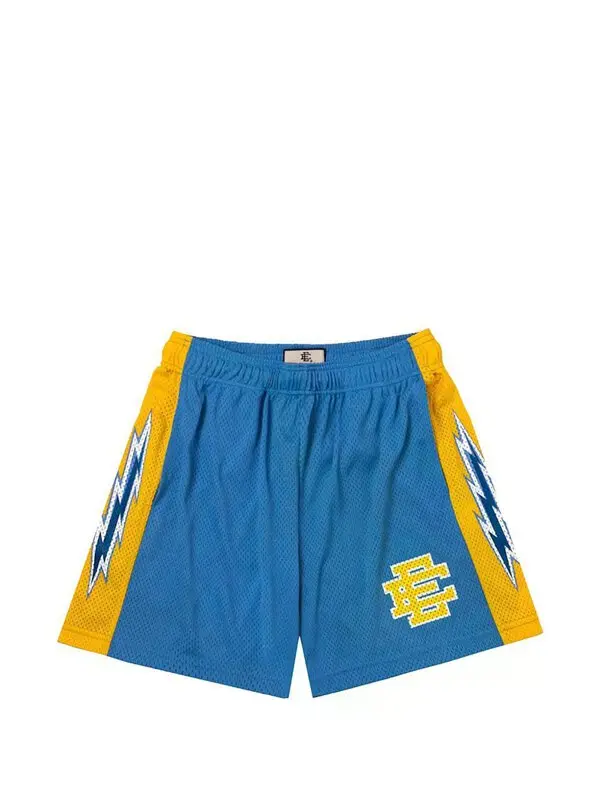 ERIC EMANUEL Logo Print Shorts - Blue