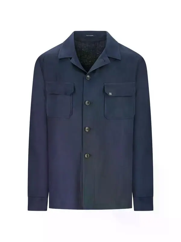 Tagliatore Flap-pocket Button-up Shirt Jacket