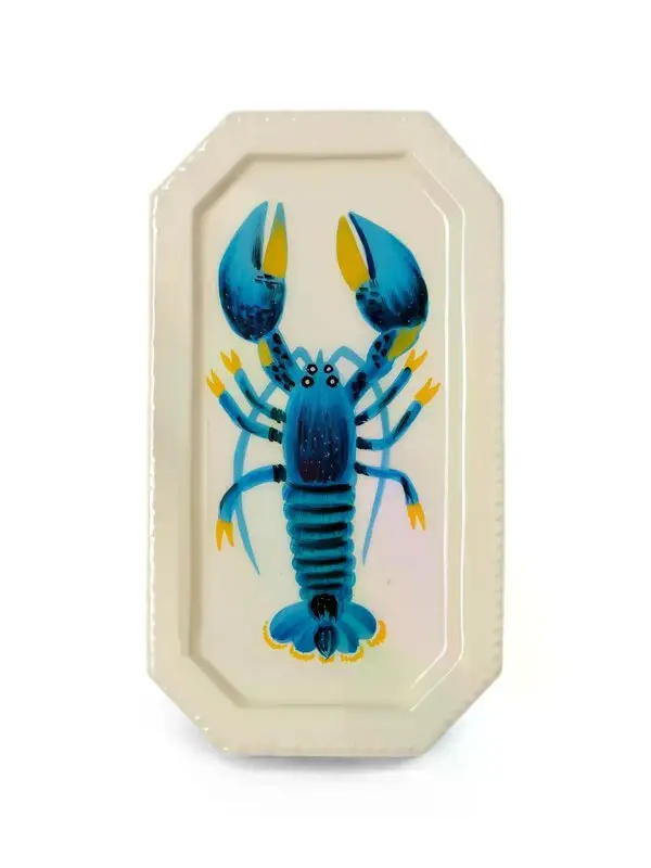 CU I SEEYOU Lobster-print Platters