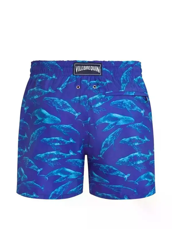 Vilebrequin Vilebreun Whale Print Swim Shorts
