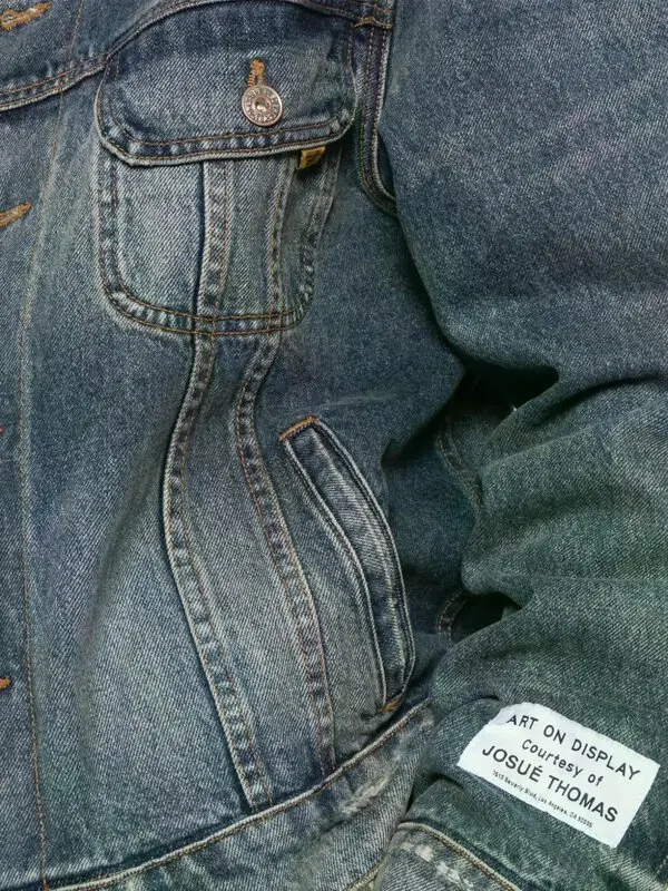 GALLERY DEPT. Logo Patch Contrast Collar Jacket