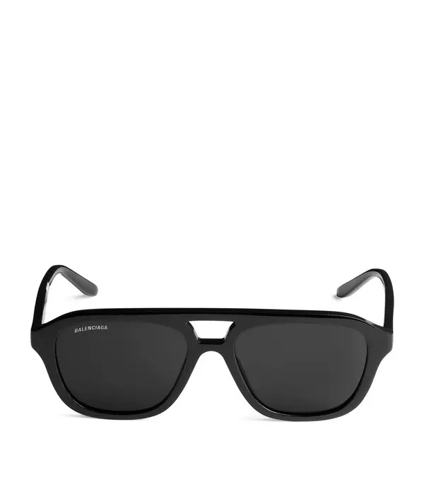 Balenciaga Daily Pilot Sunglasses - Black