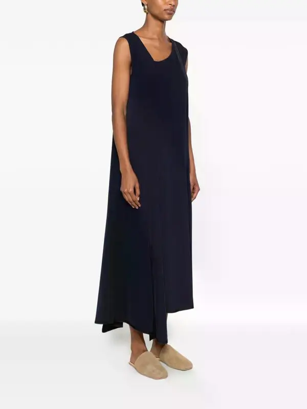High Asymmetric-neck Panelled Dress