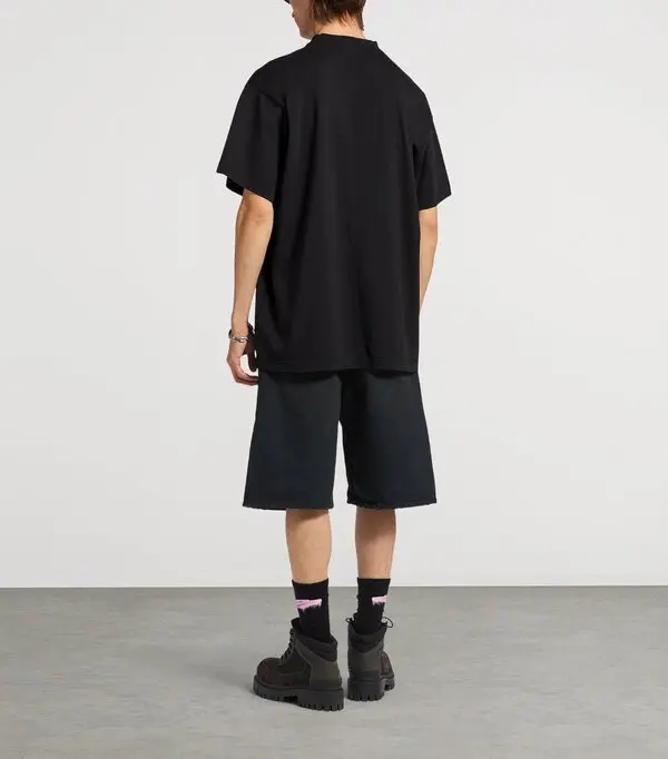 Balenciaga Wet Brush Oversized T-shirt - Black